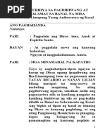 Tagalog Na Misa | PDF