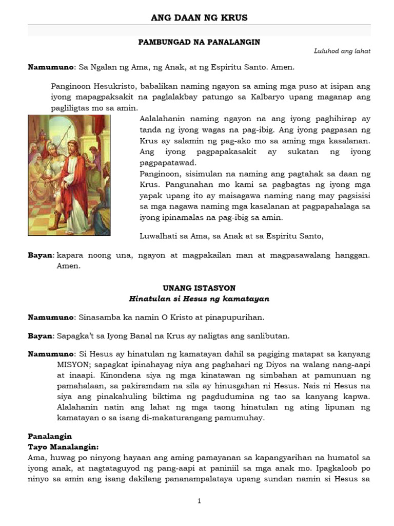 Ang Daan NG Krus | PDF Ang Daan NG Krus | PDF