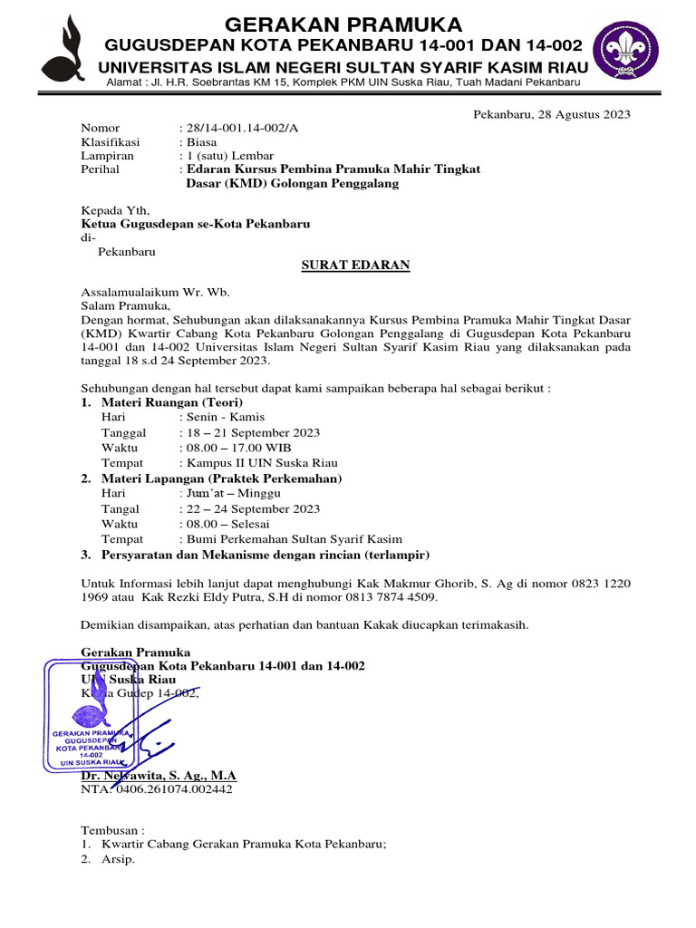 28-A-Edaran KMD 2023 | PDF