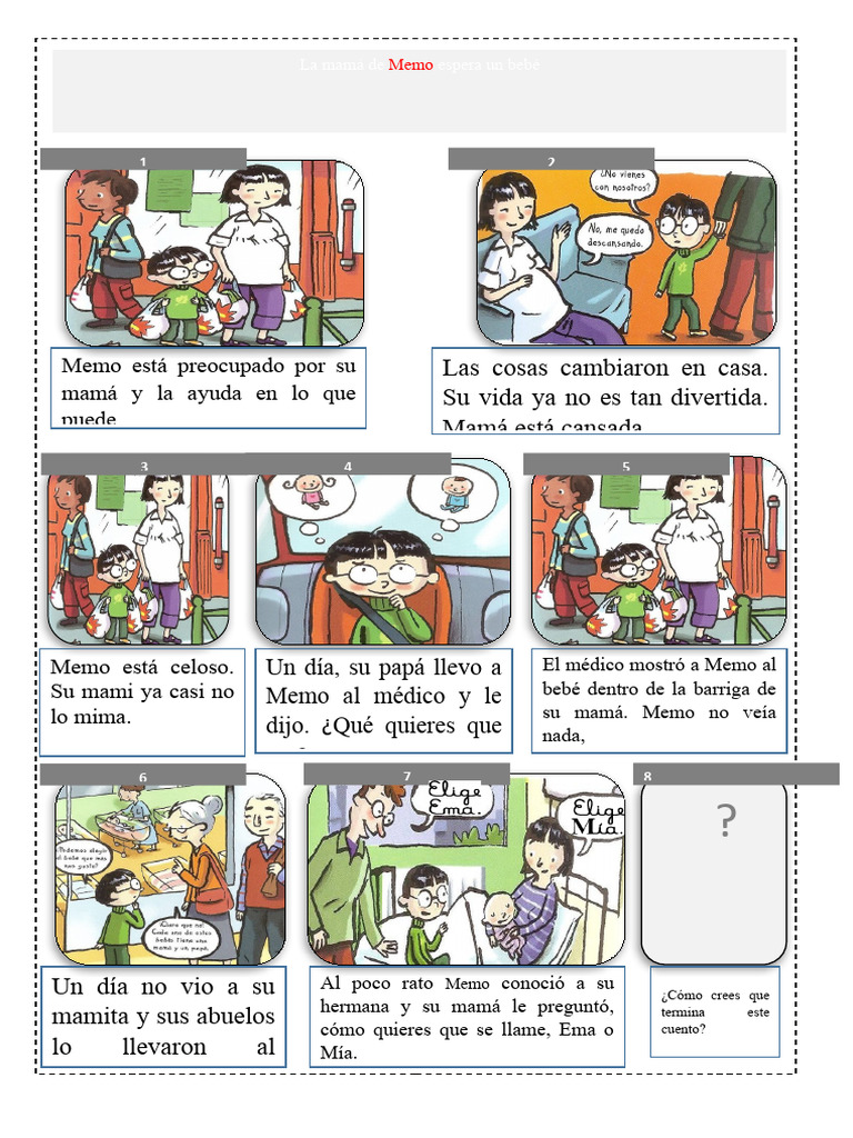 Lectura Memo y Mamá | PDF