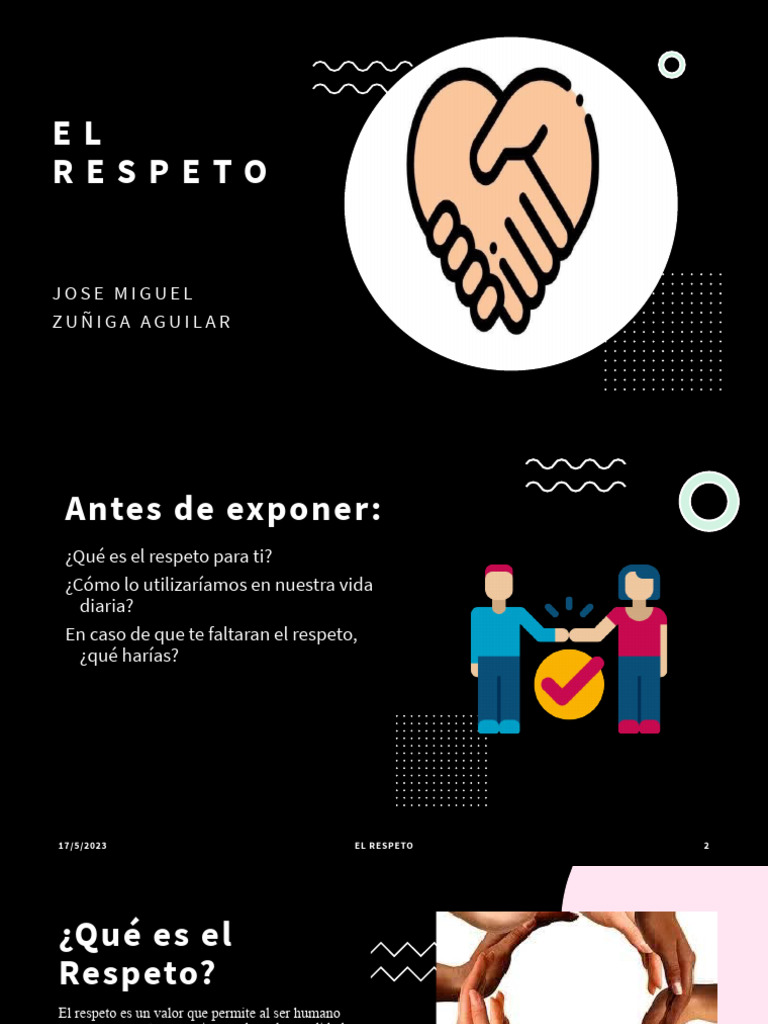 El Respeto | PDF | Relaciones personales, crianza y desarrollo personal