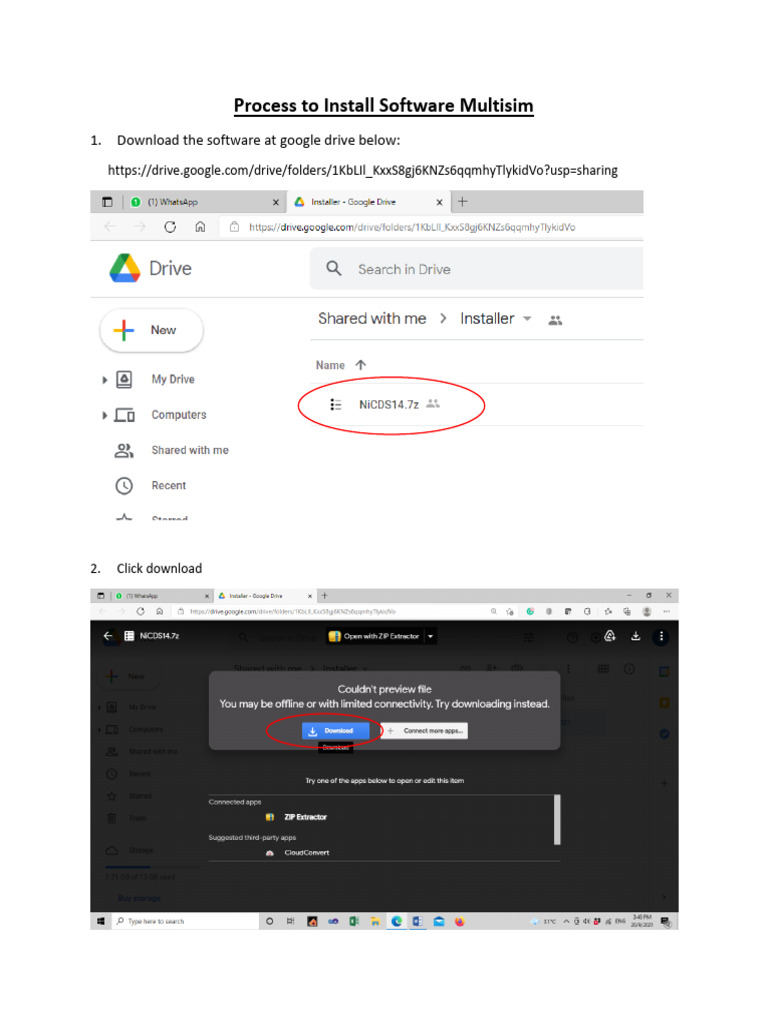 Installing NI Multisim 14 Software Guide | PDF