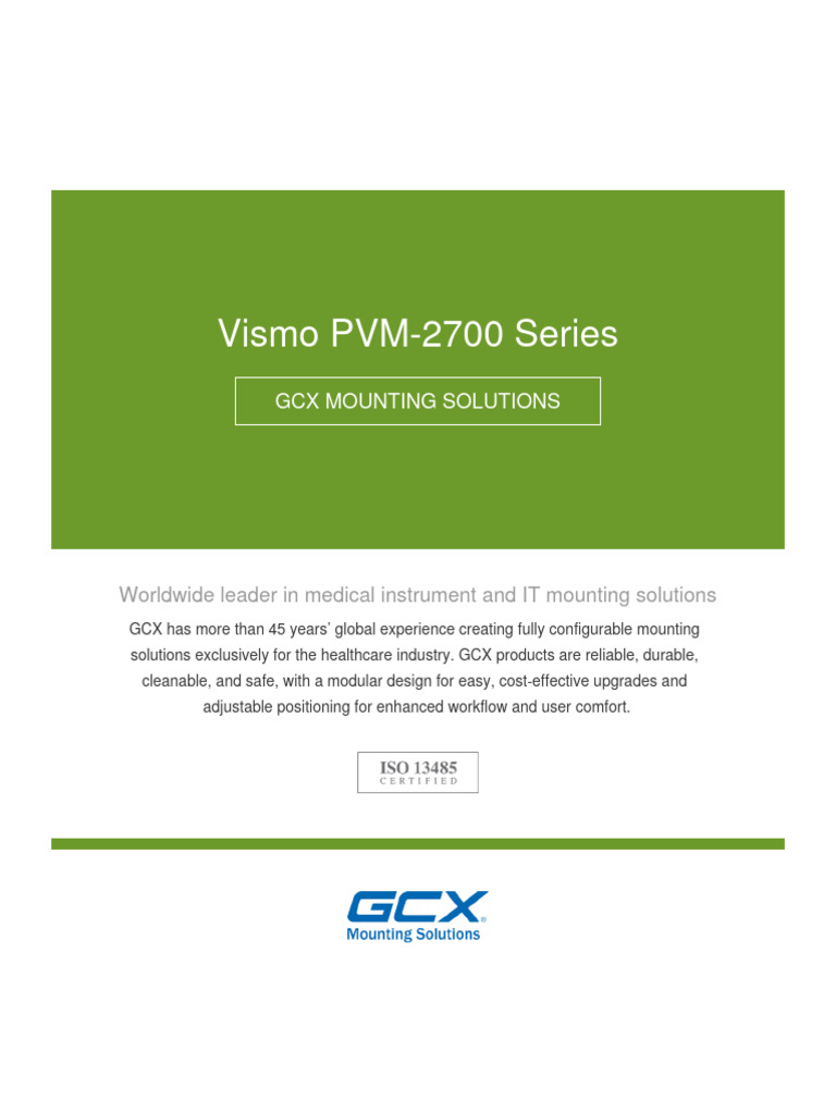 GCX Nihon Kohden Vismo PVM-2700 | PDF | Equipment | Manufactured Goods