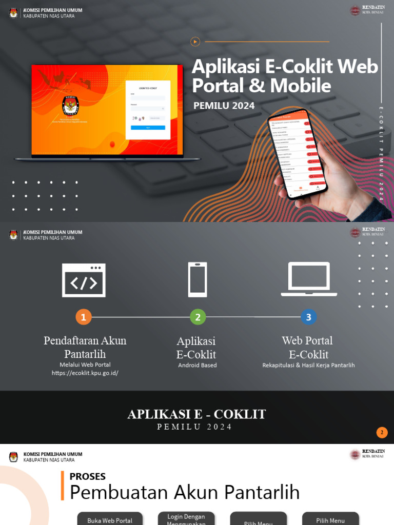 (MATERI) Pengenalan Aplikasi E-Coklit - PPK Dan PPS | PDF