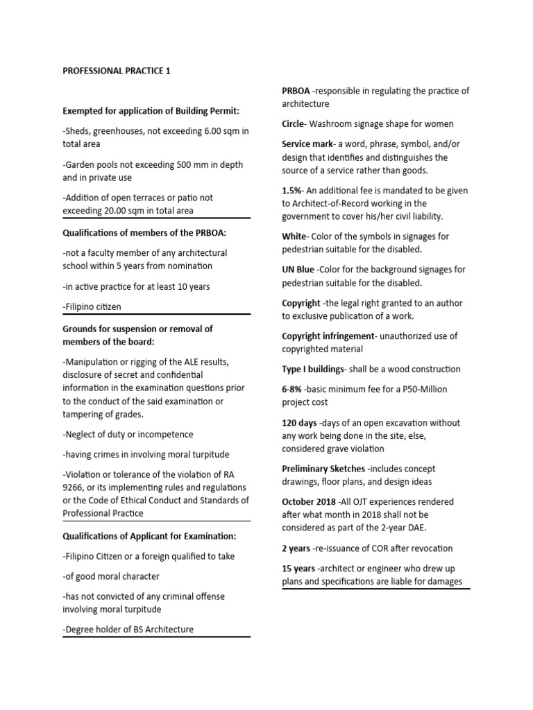 Professional Practice 1 REVIEWER | PDF | Copyright | Copyright Infringement