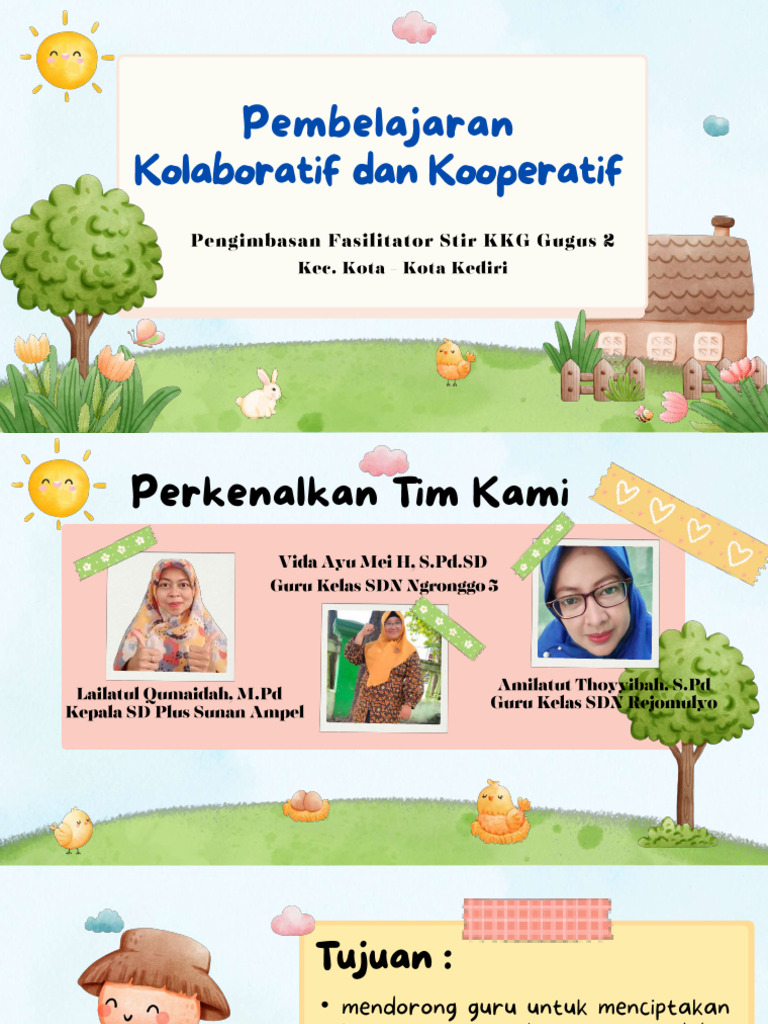 Pembelajaran Kolaboratif Dan Kooperatif | PDF | Seni & Disiplin Bahasa | Pengembangan Diri
