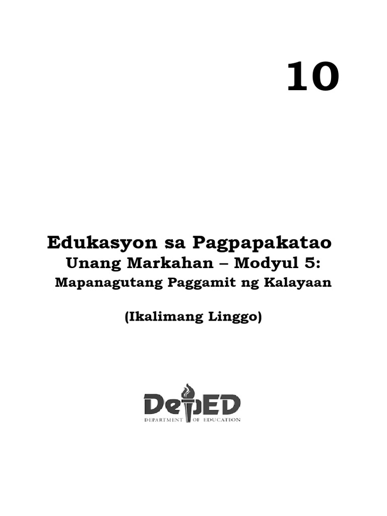 5EsP 10 Module 5 Final Edited | PDF