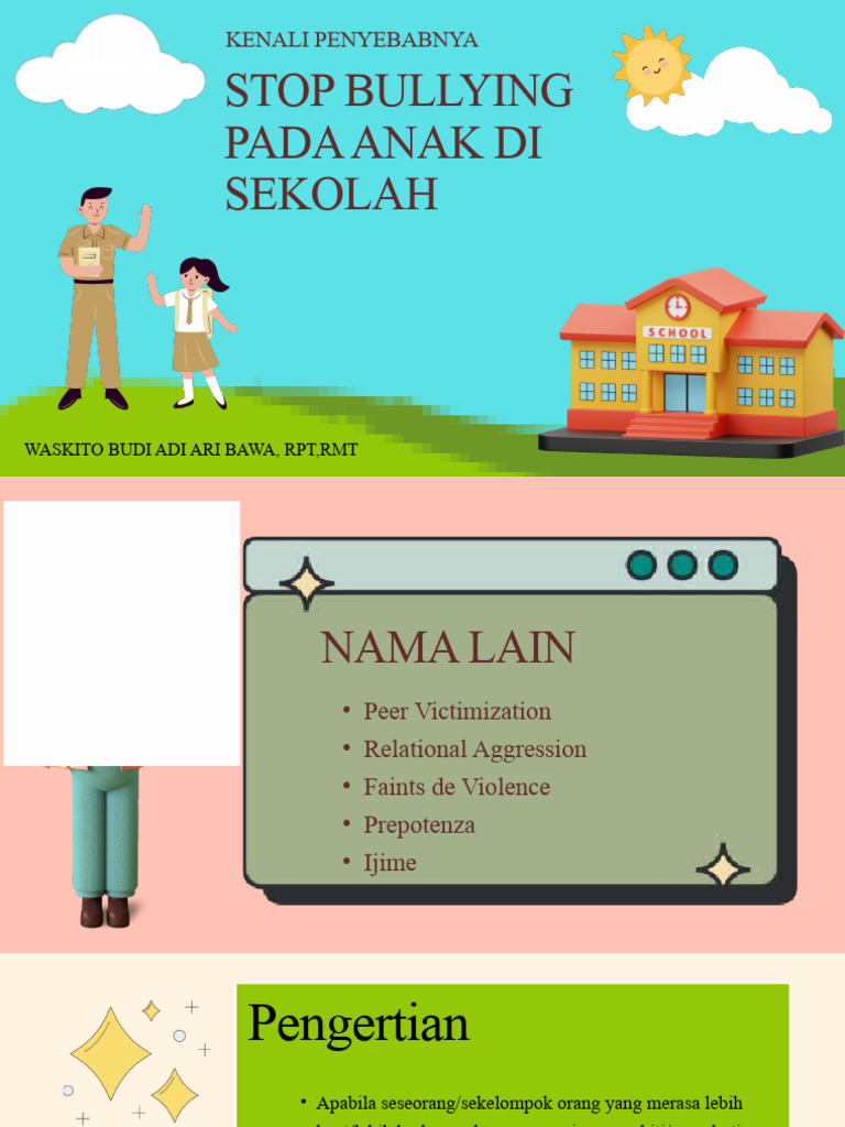Stop Bullying Di Sekolah | PDF