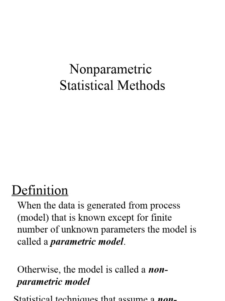 S244 18 Non Parametric Statistical Techniques Pdf Teaching Methods And Materials