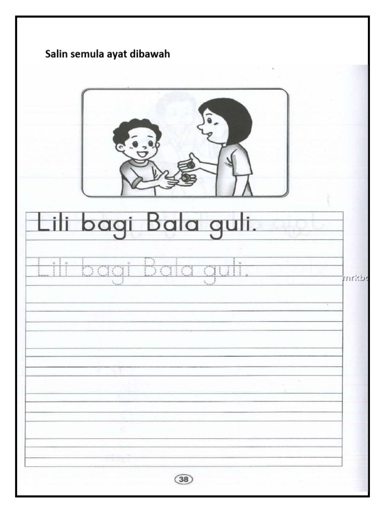 Salin Semula Ayat Dibawah | PDF