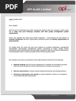 Dock Audit Check Sheet | PDF