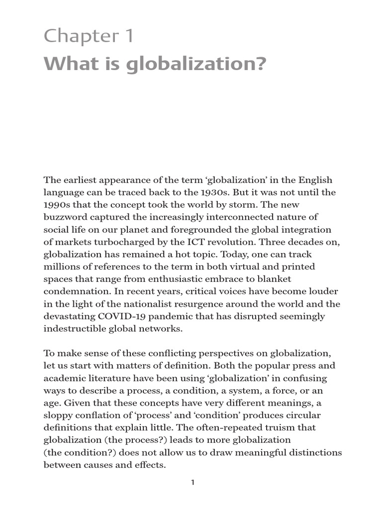 What Is Globalization - New Version | PDF | Globalization ...