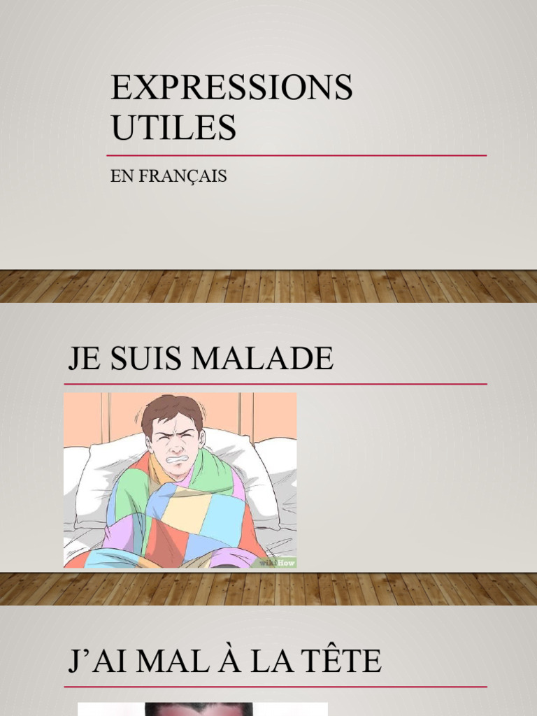 Expressions Utiles en Français Pour Se Présenter | PDF
