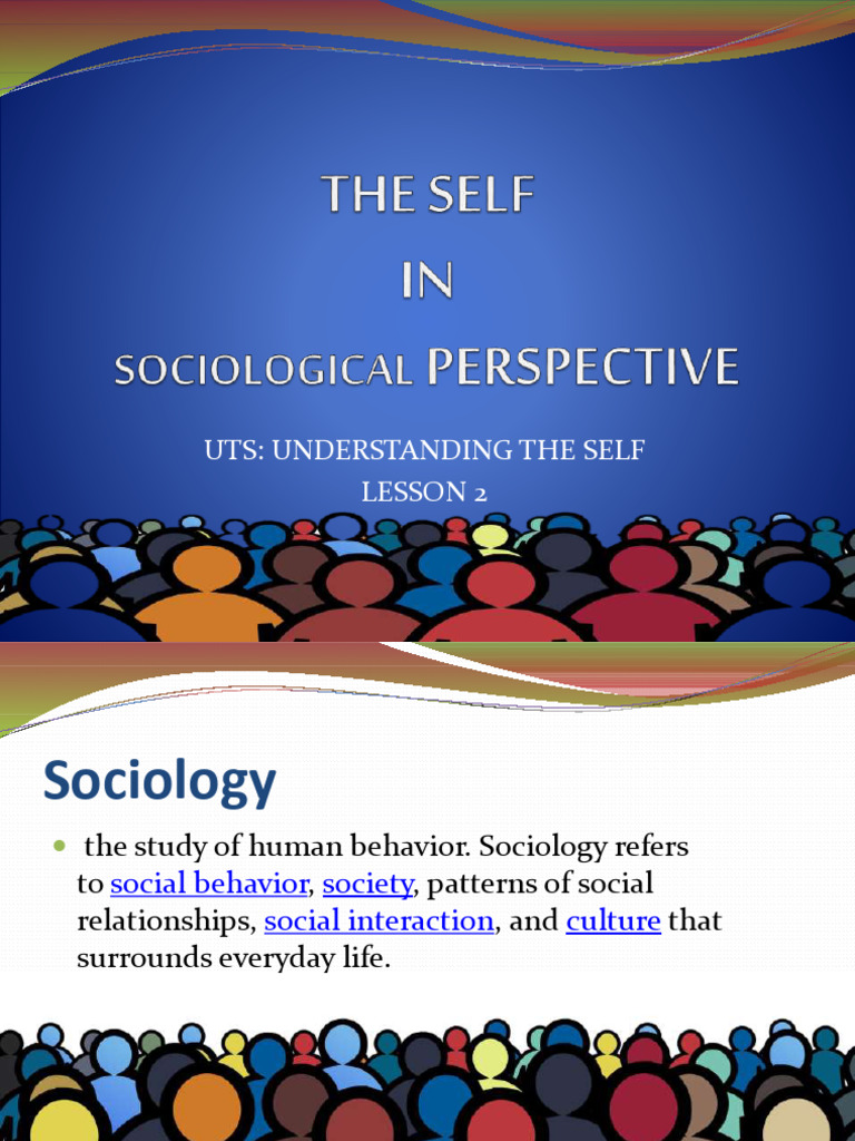 Self in Sociological Perspective | PDF Self in Sociological Perspective | PDF