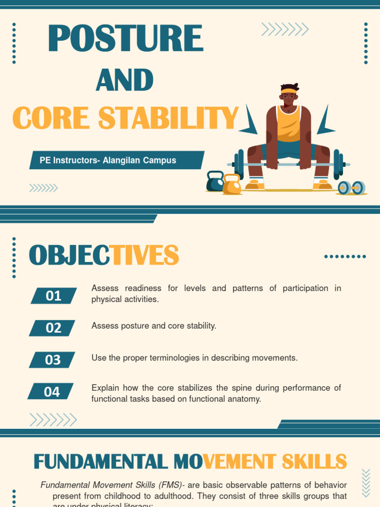 PATHfit 1-Posture and Core Stability | PDF