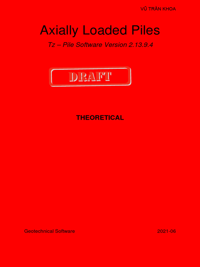 Axially Loaded Piles | PDF | Deep Foundation | Soil Mechanics