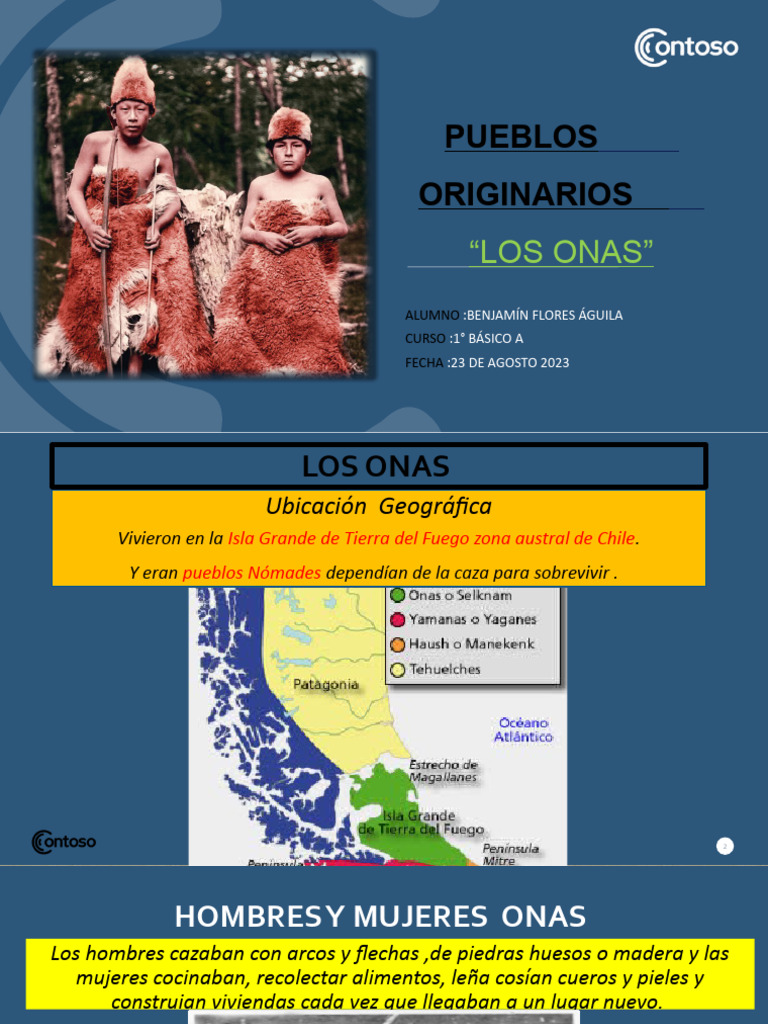 Pueblos Originarios Onas Benjamin Flores | PDF