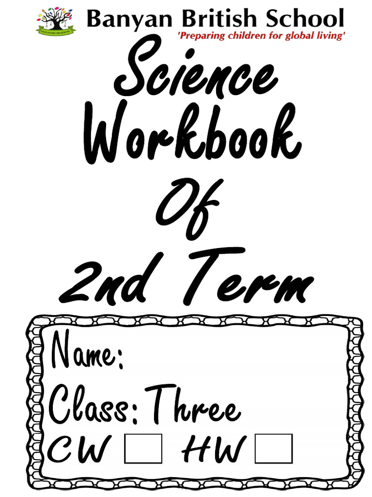 Class 3 2nd Term Science Workbook | PDF