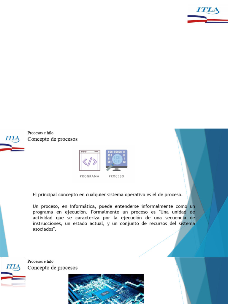 Capitulo 2 Procesos e Hilos | PDF | Hilo (Computación) | Proceso (Computación)