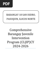 Sample of Barangay CJIP 2019-2021 Narrative | PDF | Juvenile Delinquency | Restorative Justice