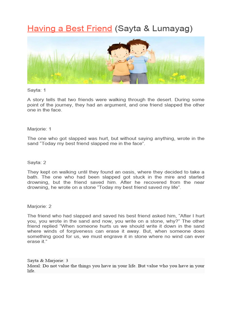 Having A Best Friend | PDF | Home & Garden