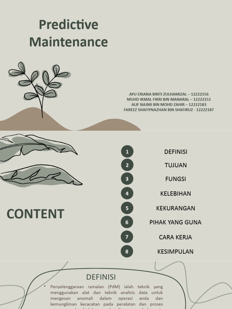 Predictive Maintenance | PDF