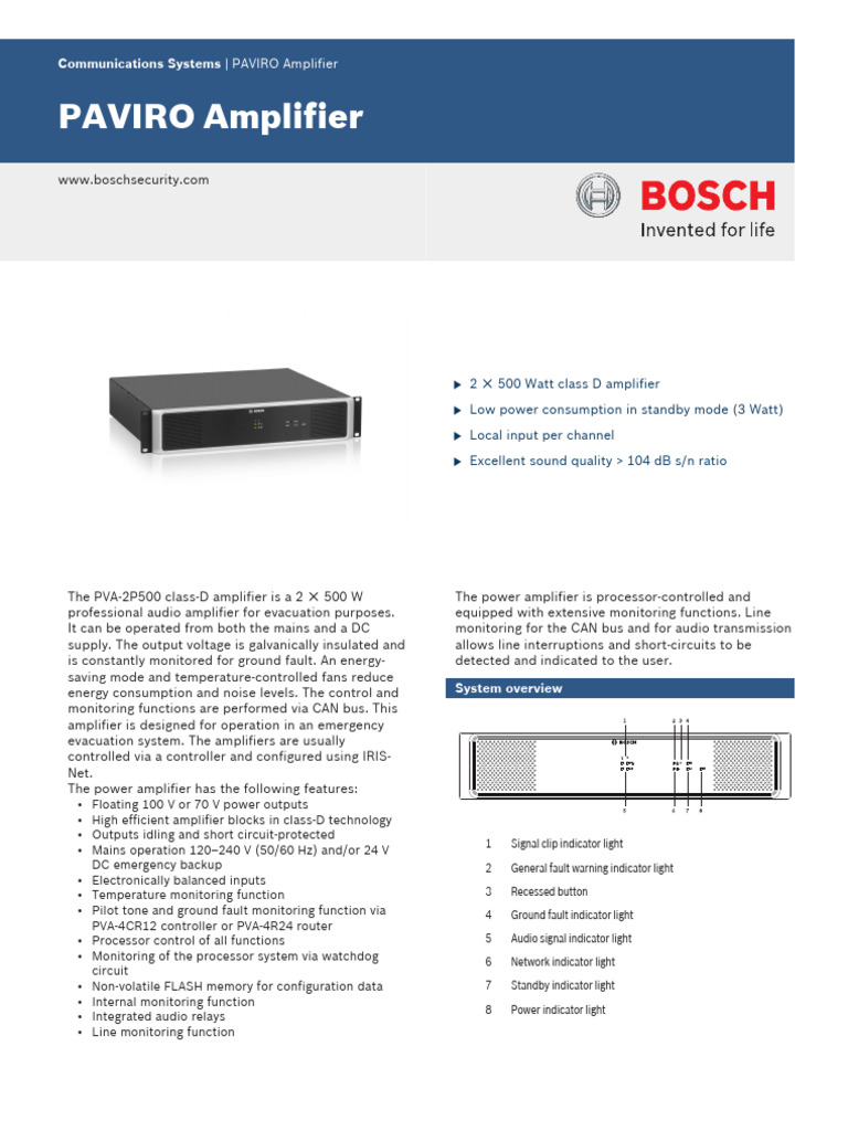 Pavio Amplifier | PDF | Amplifier | Decibel