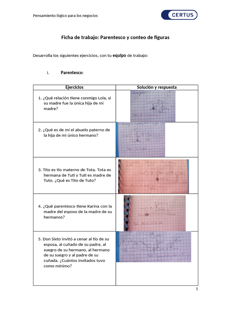 Sesión 1 Ejercicios 1 Lucero Flores | PDF | Crecimiento personal y ...