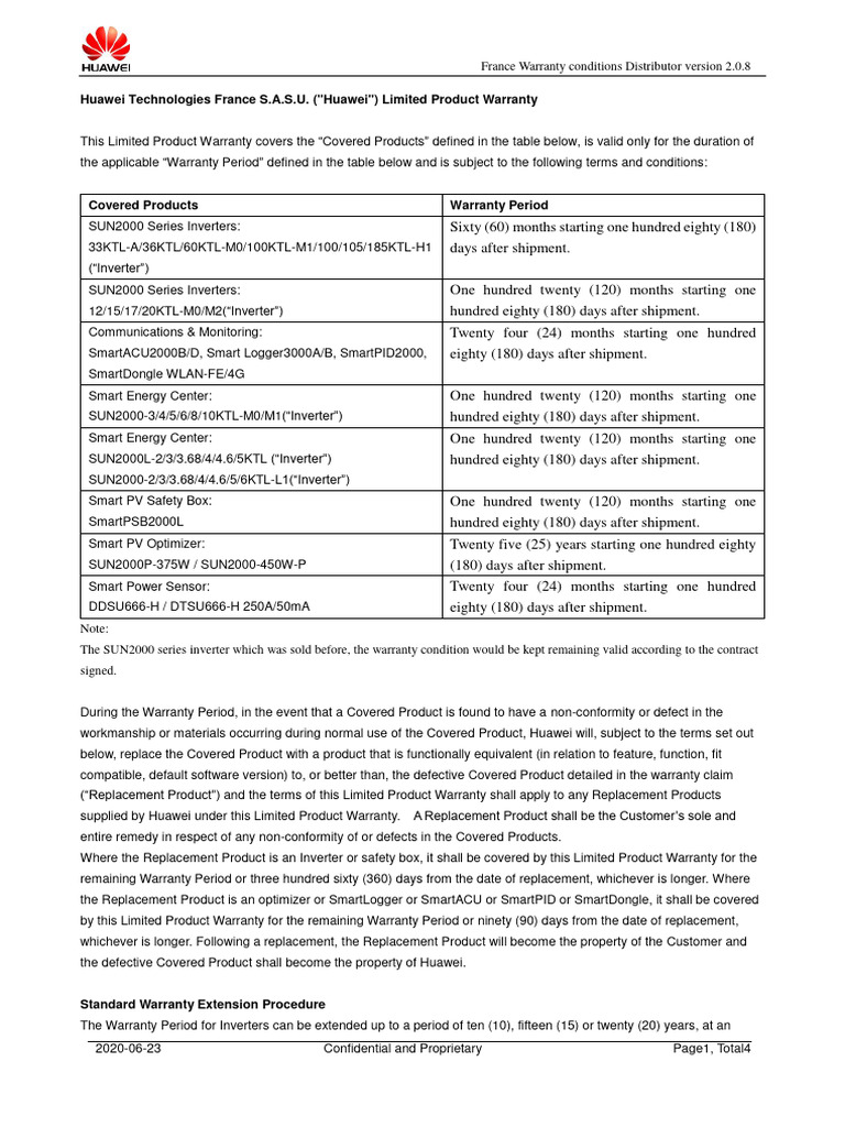 Huawei Warranty Manual EN | PDF | Business Law | Justice