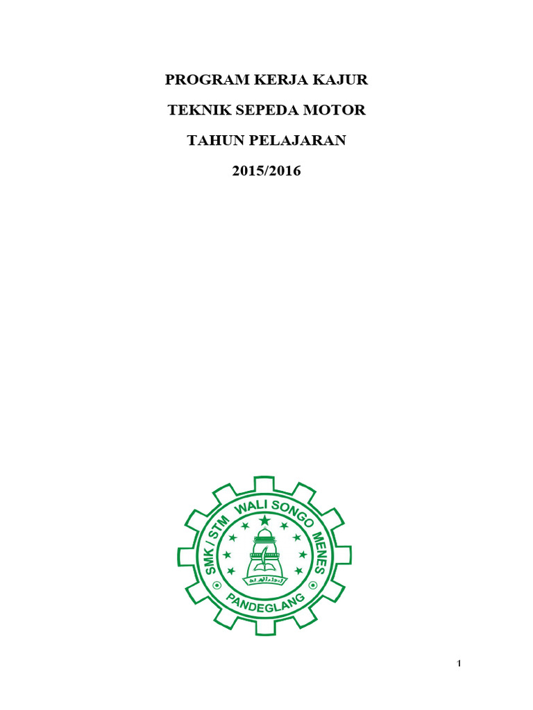 Program Kerja Kajur | PDF