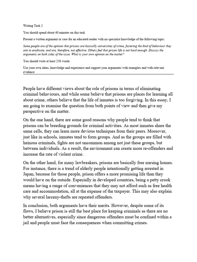 Writing Task 2 - Test 01&02 | PDF