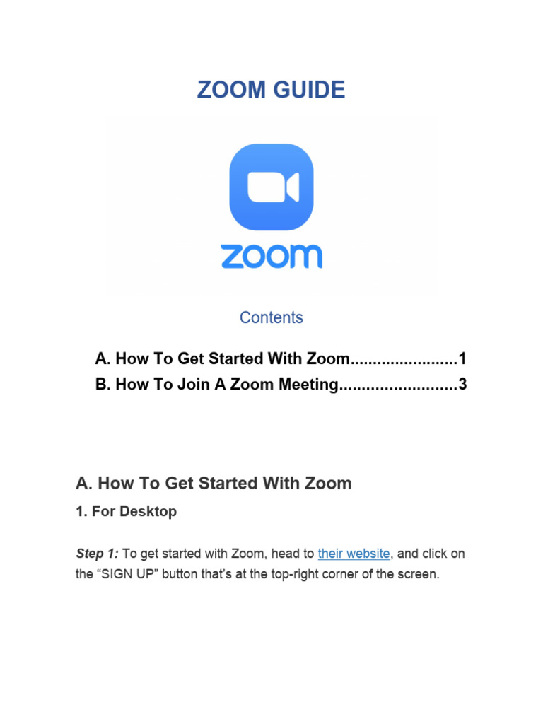 Zoom Guide | PDF