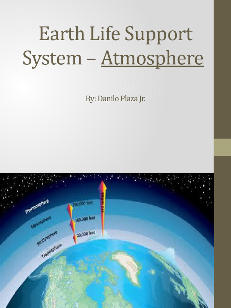 Earth Life Support System - Atmosphere | PDF