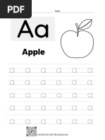 Alphabet Tracing Booklet PDF | PDF