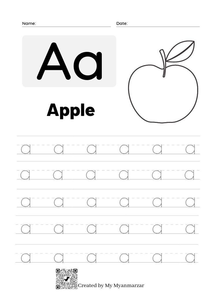 Alphabets Small Letters | PDF