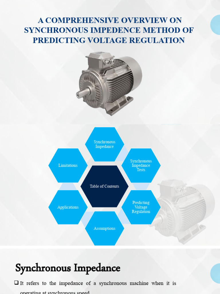 Synchronous Impedance Slide Pdf