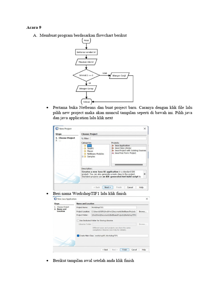 Flowchart Bil Genap Ganjil | PDF