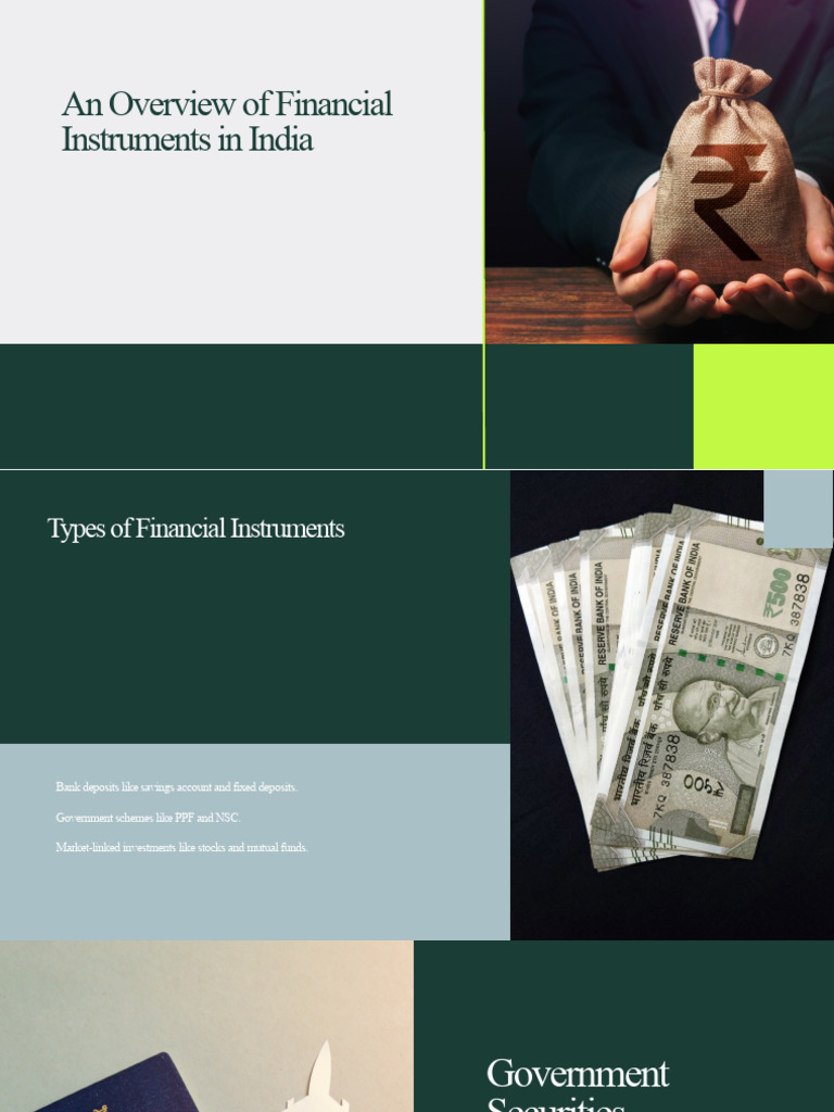 An Overview of Financial Instruments in India | PDF
