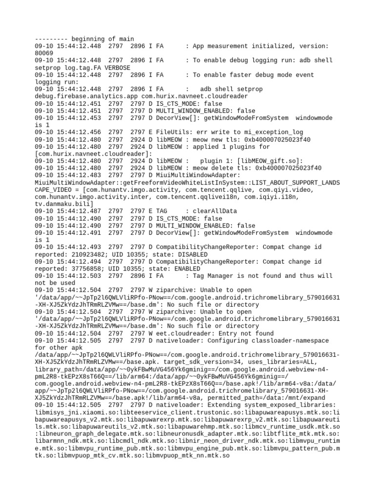 Logcat 1694340852393 | PDF | Java (Programming Language) | Computer Engineering