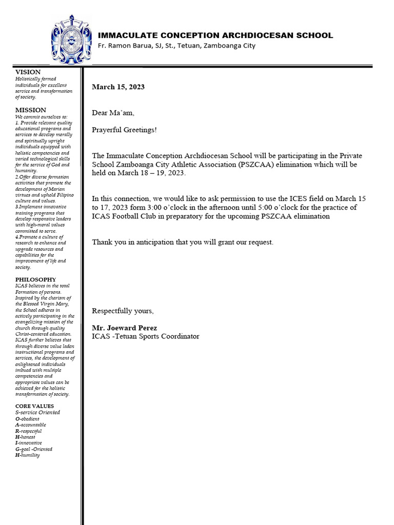 Letter Request | PDF