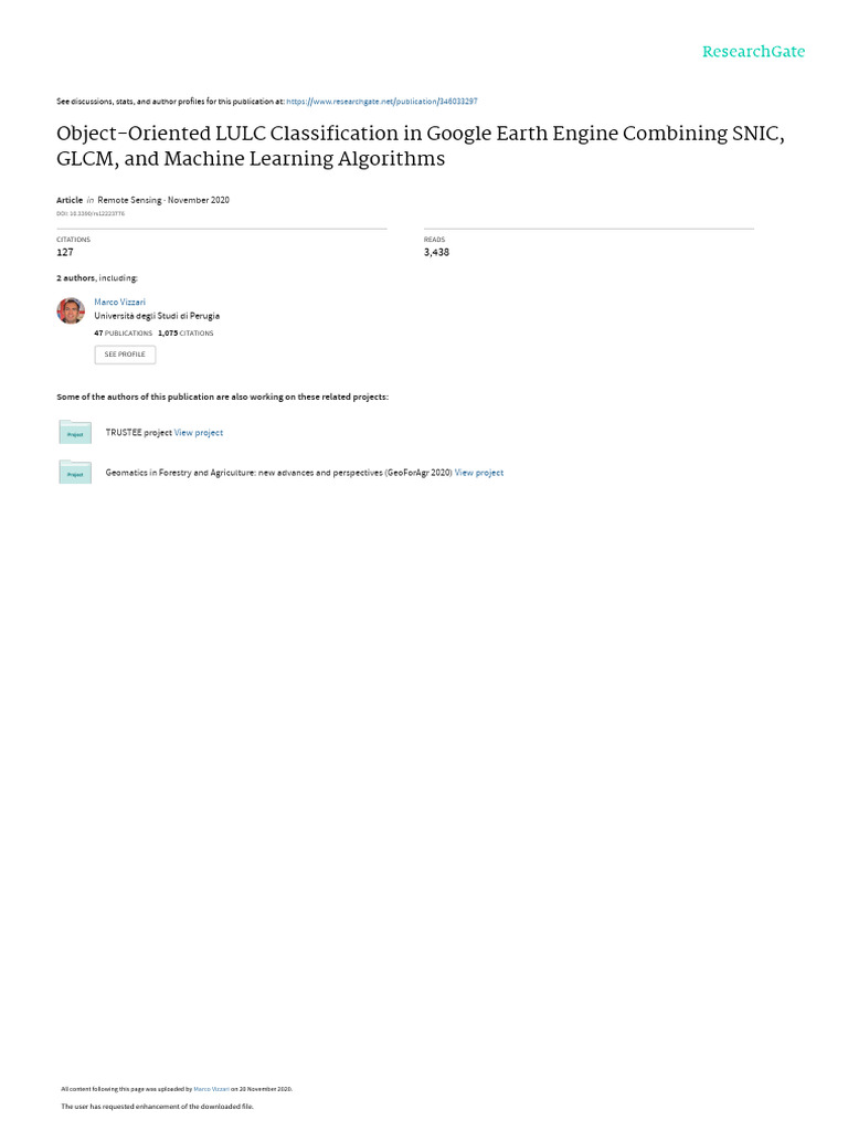 Jurnal Review - Object-Oriented LULC Classification in Google Earth ...