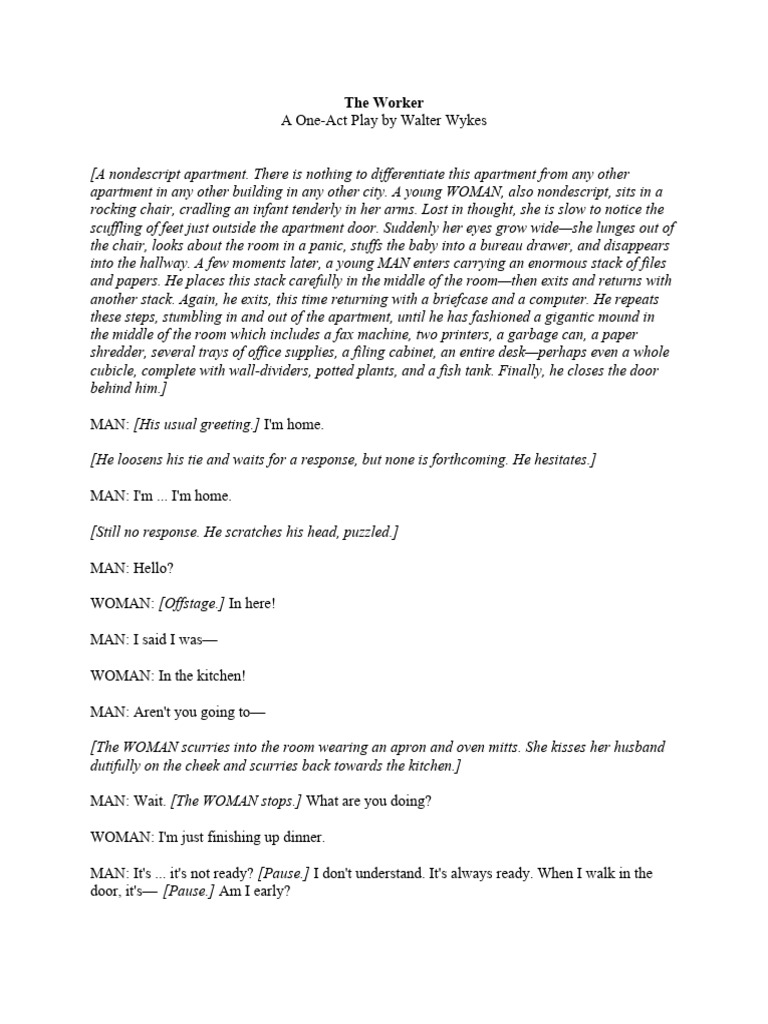 The Worker by Walter Wykes | PDF