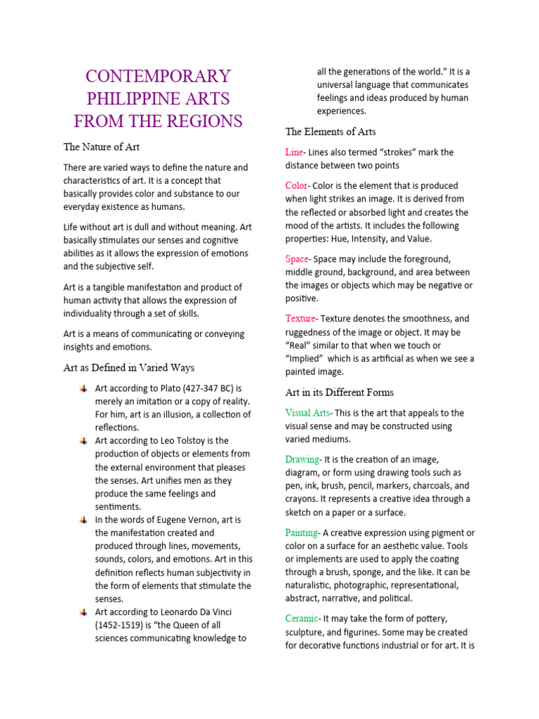 Contemporary Philippine Arts From The Regions | PDF