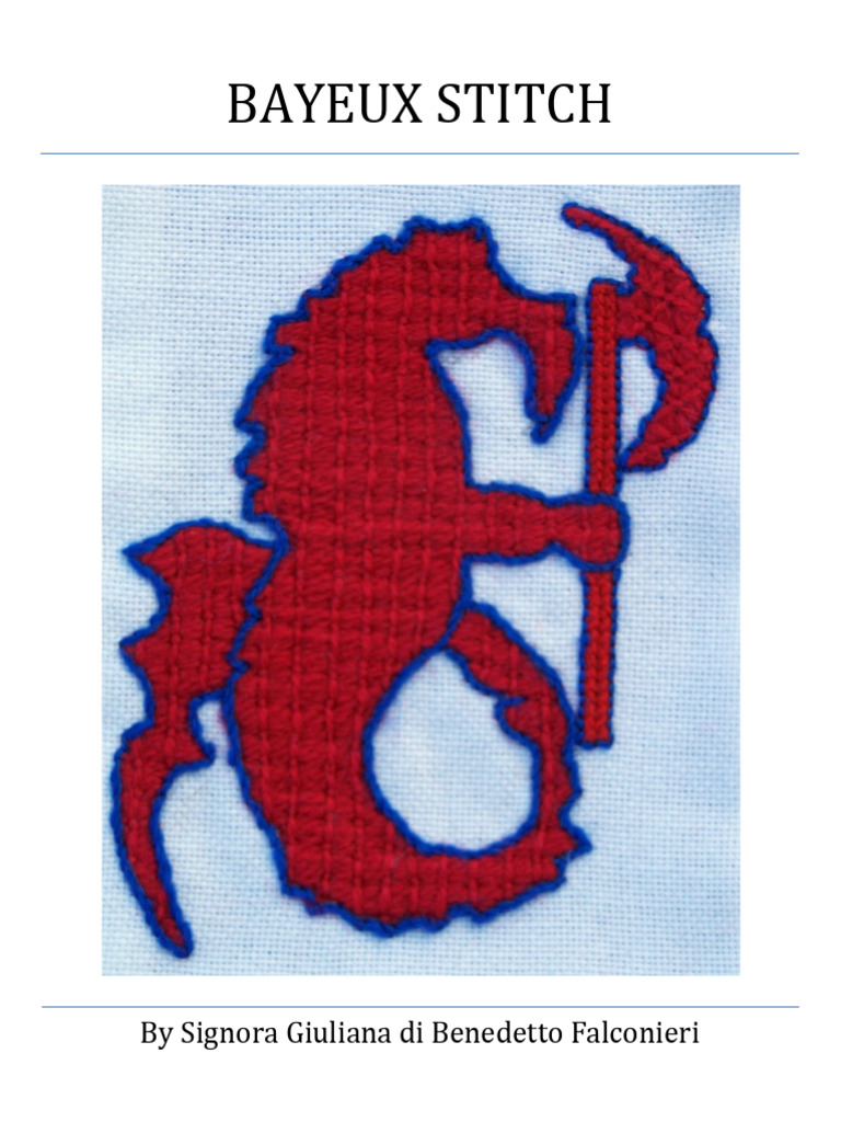 Bayeux Stitch and Variants | PDF