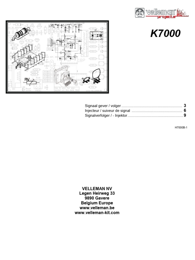 Assembly Manual k7000 | PDF