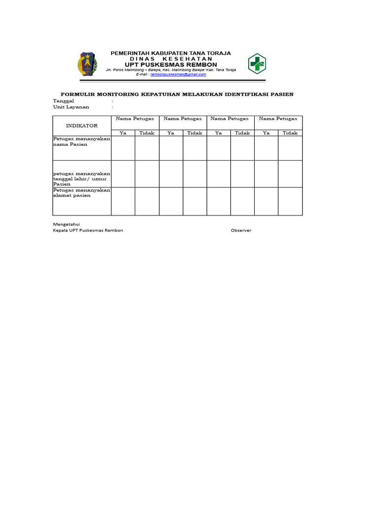Form Monitoring Ikp | PDF