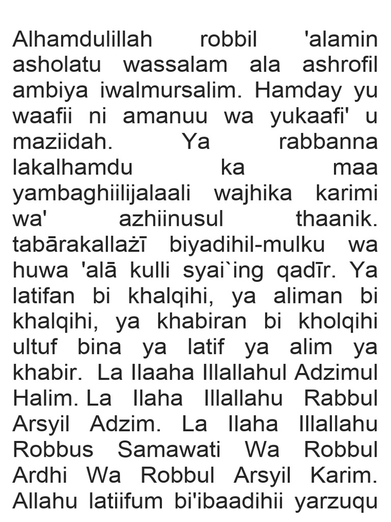 Doa | PDF