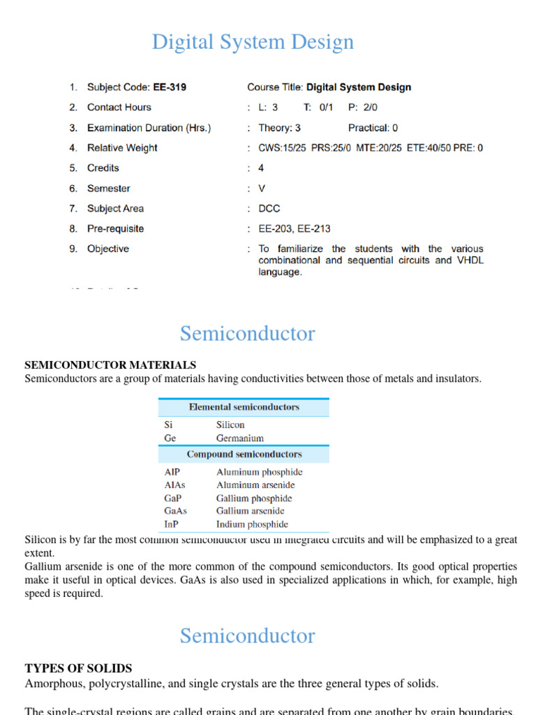 Digital System Design | PDF