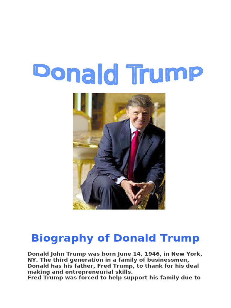 Ang Cla Trump Donald 01 | Download Free PDF | Donald Trump | American ...