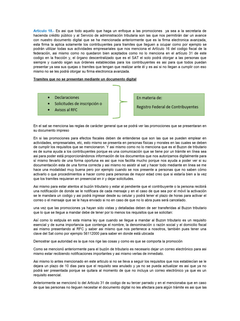 Articulo 18, 18A, 18B | PDF
